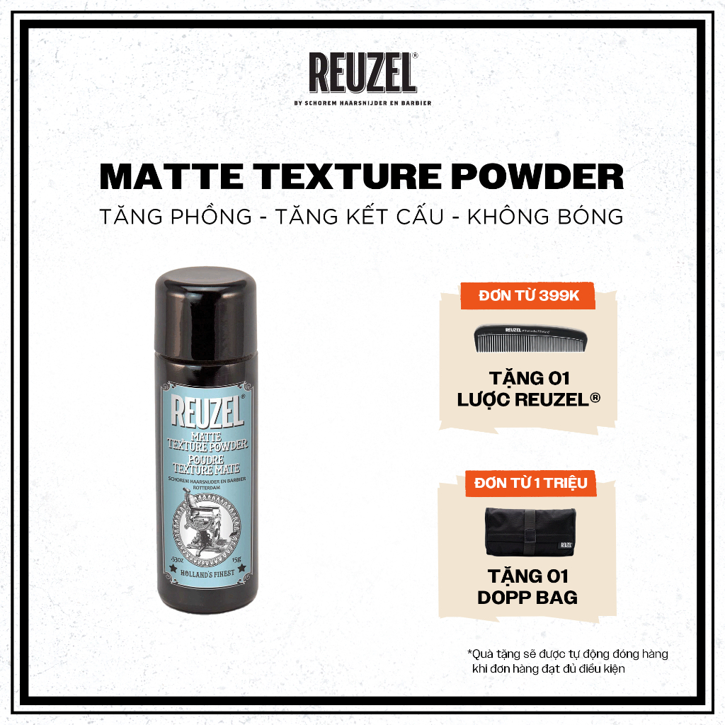 Bột Tạo Phồng Matte Texture Powder REUZEL® | Shopee Việt Nam
