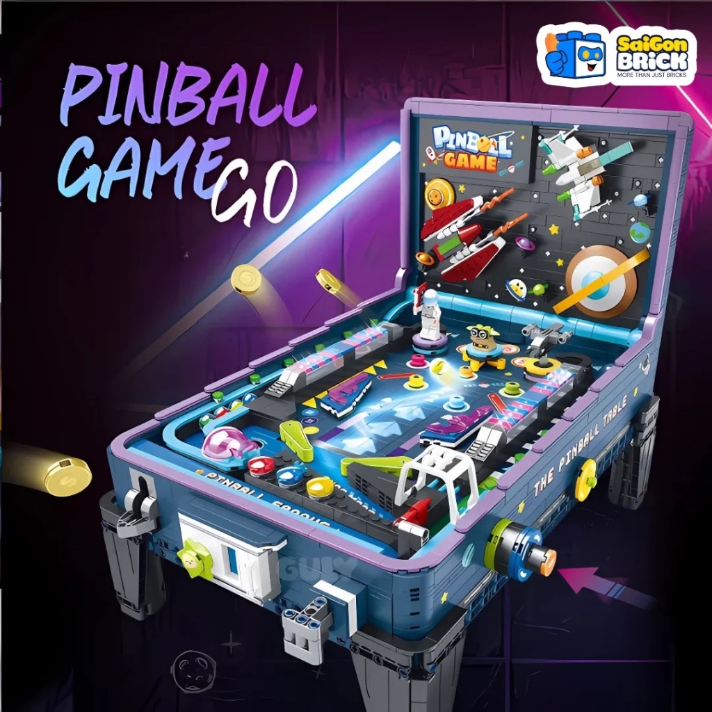 (CÓ SẴN) Mô Hình Lắp Ráp Bàn Pinball Thiên Hà Technic - GULY 60526 ...