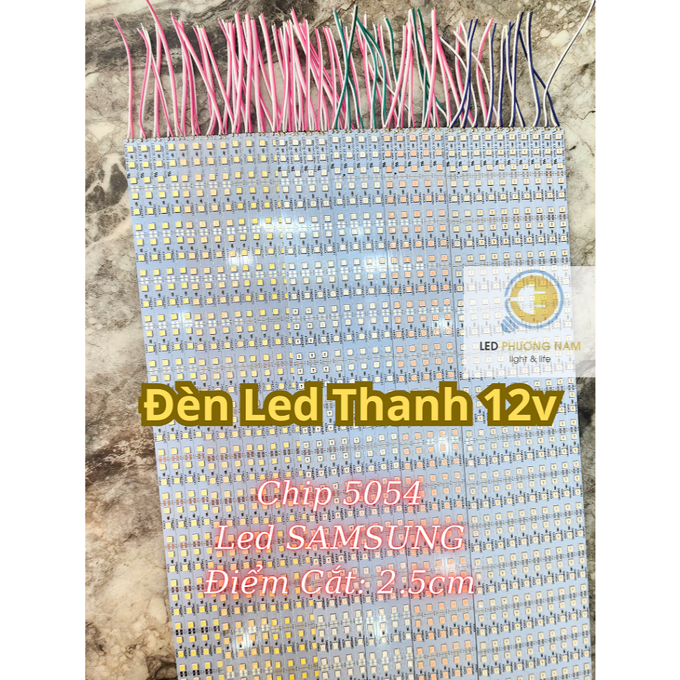 Đèn Led Thanh 12v, chip Tốt Loại 1 5054 (144 led / met) [COMBO 5 Thanh ...