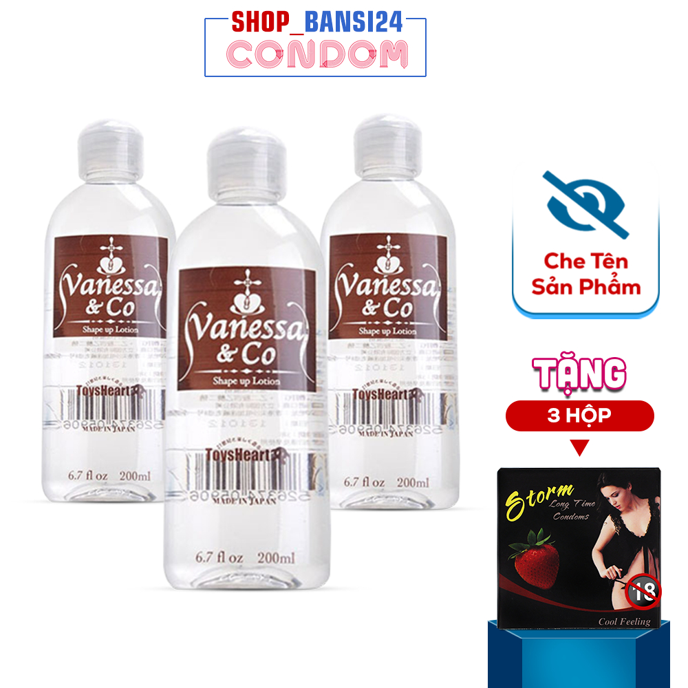 Gel Bôi Trơn Vanessa (Chai 200ml), Gel Nhật Bản. Gel Gốc Nước Lâu Khô ...
