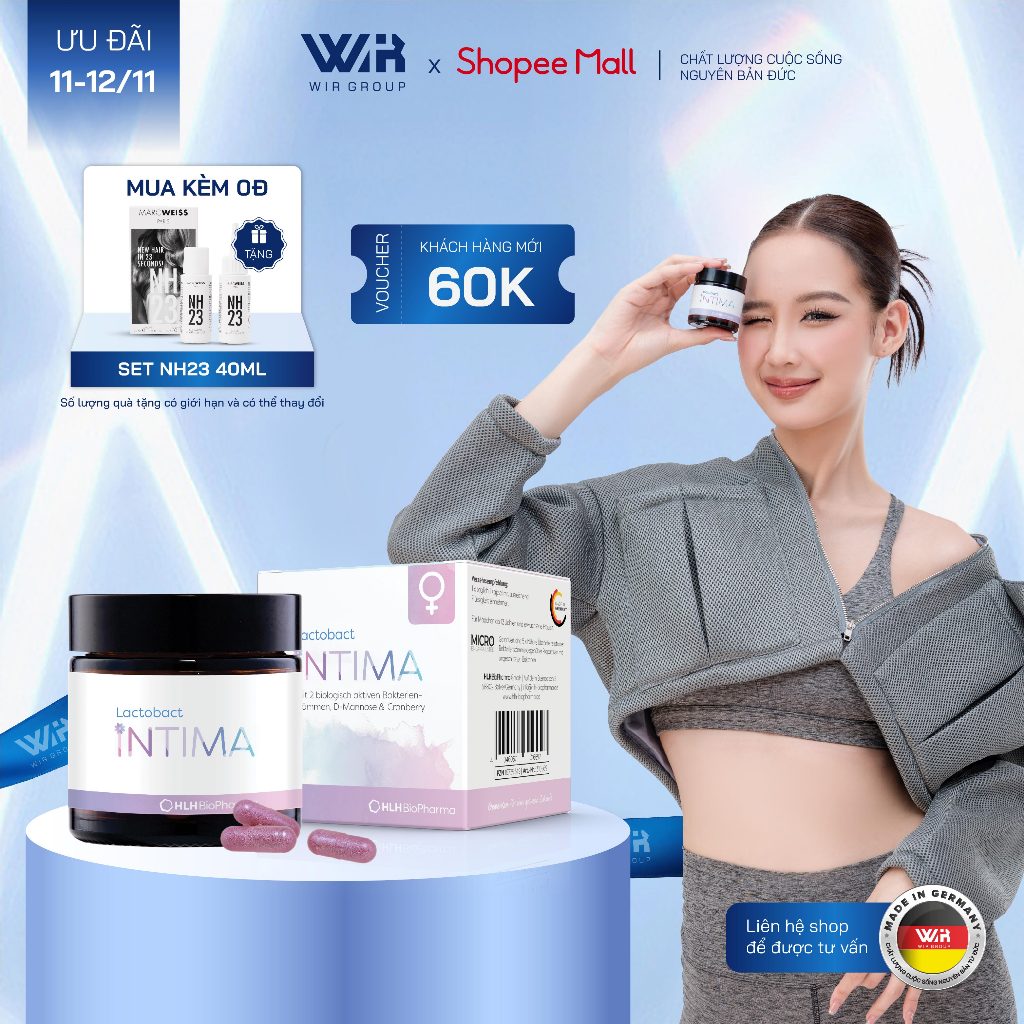 Lactobact Intima - Men vi sinh phụ nữ giảm và phòng ngừa viêm nhiễm nấm ...