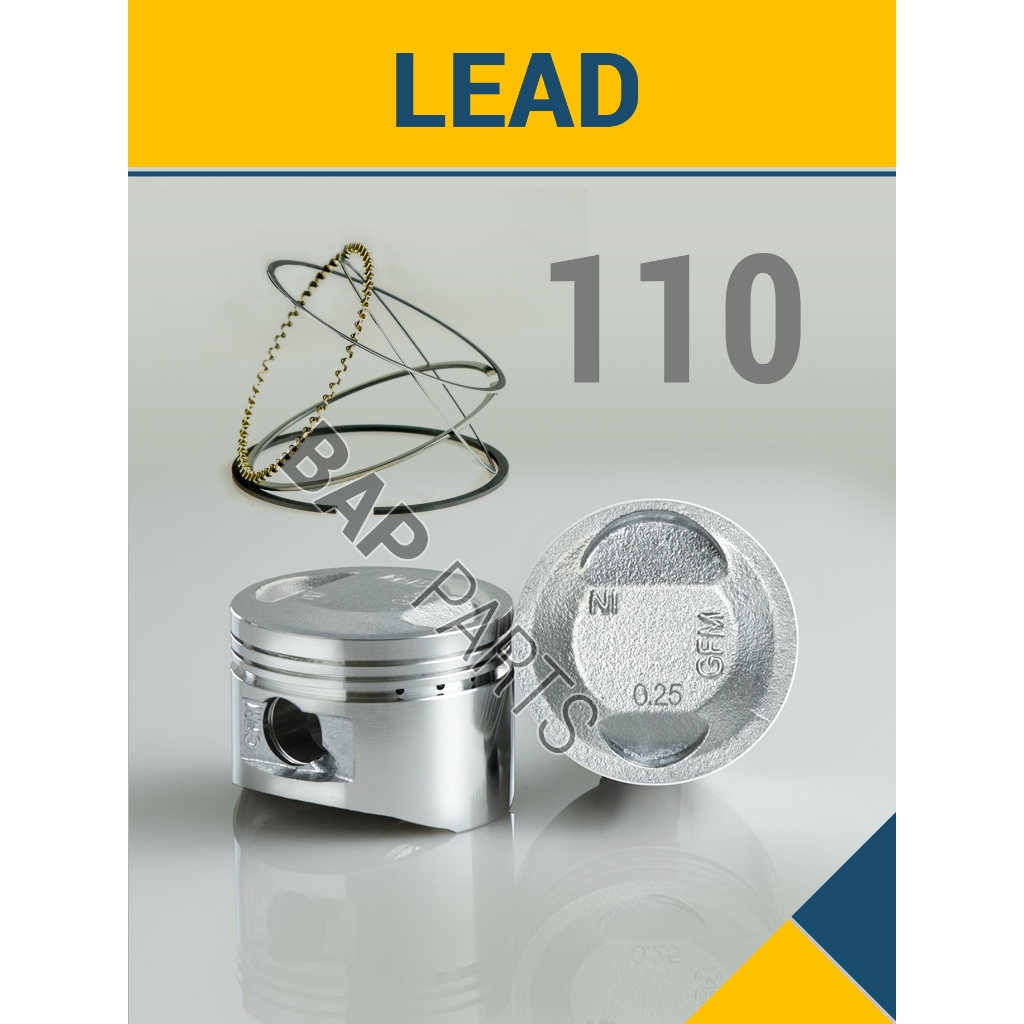 🛵【BỘ PISTON LEAD 110】phù hợp xe SCR 110 AB 110, phụ tùng xe máy BAP ...