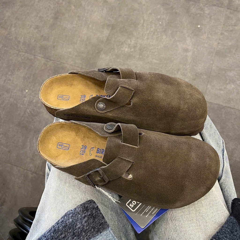 Giày Sục Birkenstock® Boston Soft Footbed Clogs MOCHA | Shopee Việt Nam