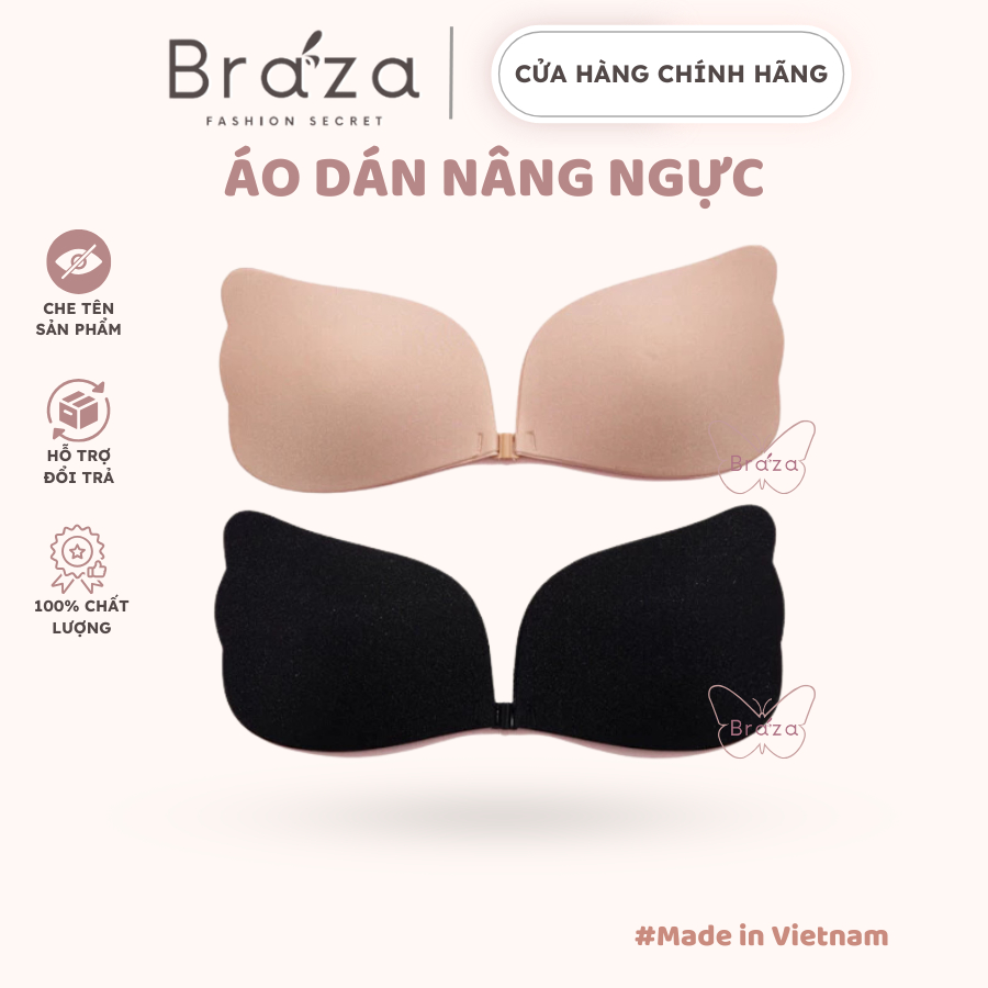 Áo Dán Nâng Ngực Tạo Khe Cài Trước Hình Cánh Tiên Sử Dụng Được Nhiều Lần Cao Cấp Braza - 0124 ...