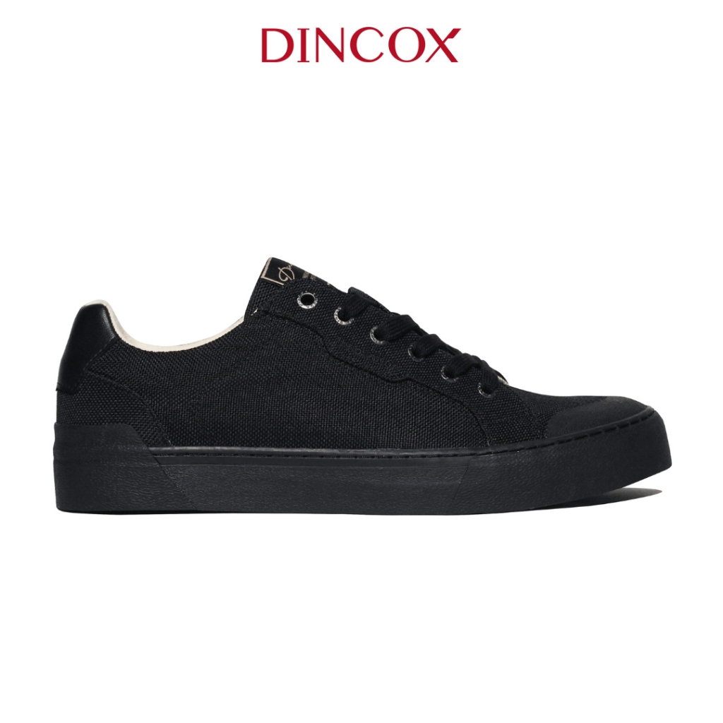 Giày Nam Sneaker Vải Canvas Đế Bằng DC30 Black Dincox Shoes | Shopee ...