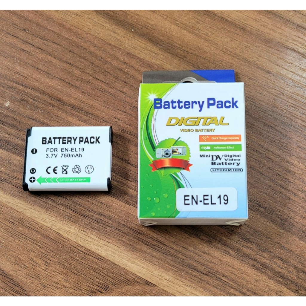 Pin, sạc EN-EL19 EL10 EL9 EL8 EL12 dùng với máy ảnh du lịch Nikon | Shopee Việt Nam