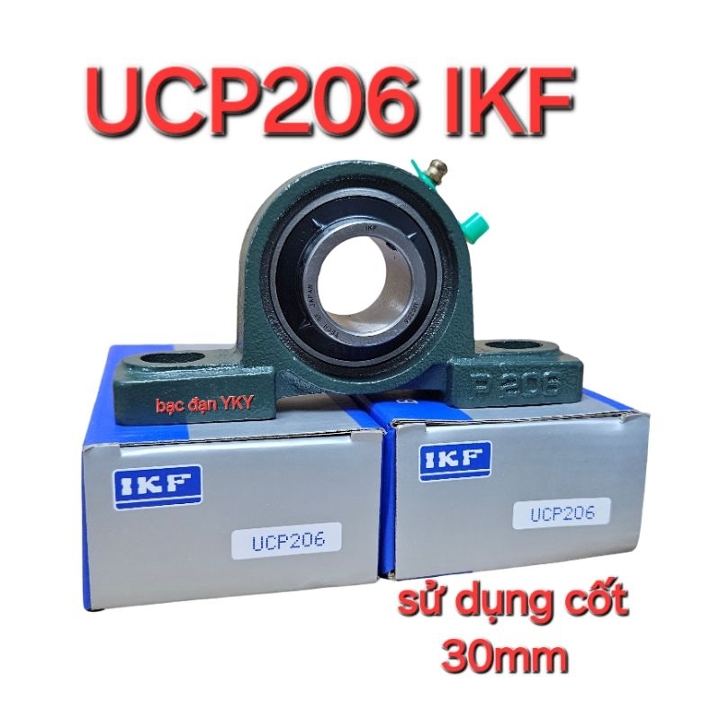 Gối đỡ vòng bi UCP206 IKF ( Sử dụng cốt 30mm) | Shopee Việt Nam