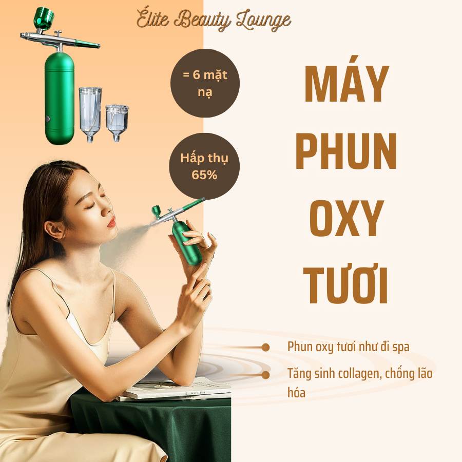 Máy phun oxy tươi dùng cho spa cung cấp oxy giúp tăng sinh collagen và trẻ hóa làn da CSSD2 ...