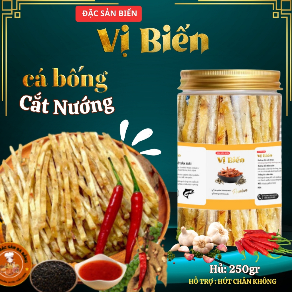 Cá Bống Cắt Nướng Vị Biển Foods Hải Sản Sấy Khô Biến Sẵn Thơm Ngon Hủ ...