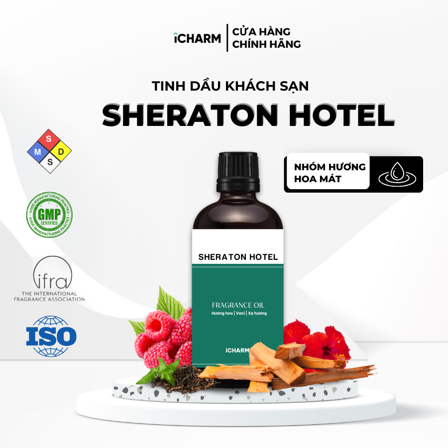 Tinh dầu xông phòng hương khách sạn Sheraton Hotel 50ml, 100ml - Tinh dầu thơm phòng iCHARM ...