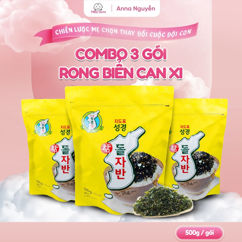 Combo 2,3,4,5,6 gói Rong Canxi - Rong biển Sung Gyung Hàn Quốc, Rong ...