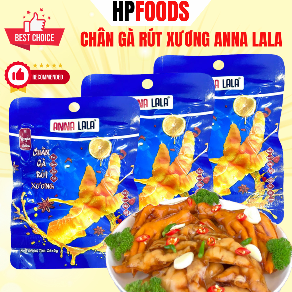 Combo 30 cái chân gà rút xương Anna Lala-đồ ăn vặt chân gà rút xương ...