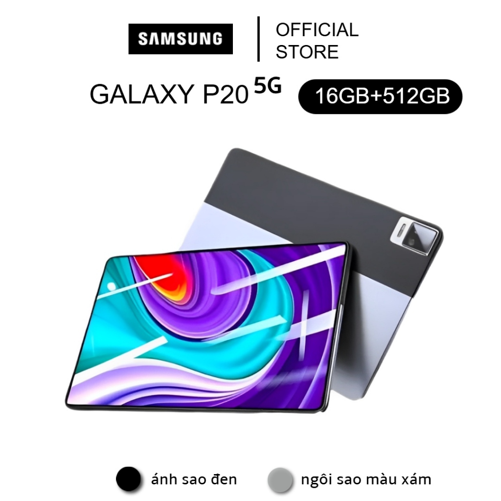 MẪU MỚI Máy tính bảng 5G Samsung Galaxy P20 Máy tính bảng 12 inch 16GB + 512GB Máy tính bảng học ...