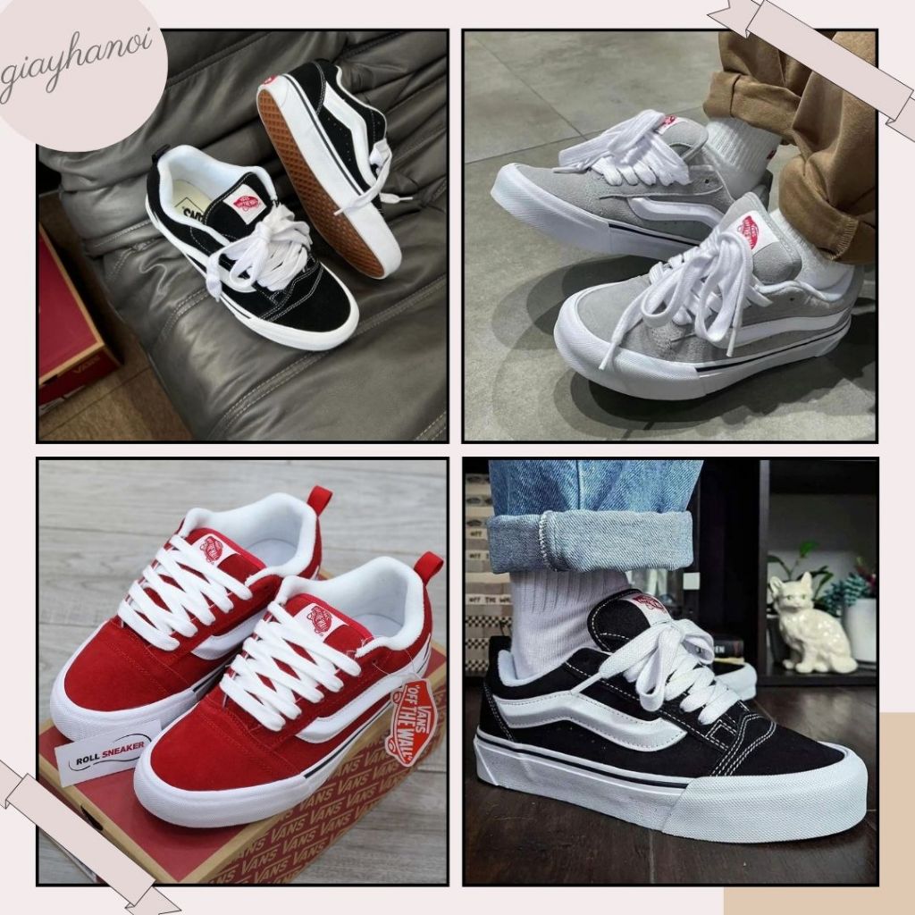 Giày Vans Potato Nam Nữ, GIày Sneaker Vans Knu Skool Thời Trang Phong ...