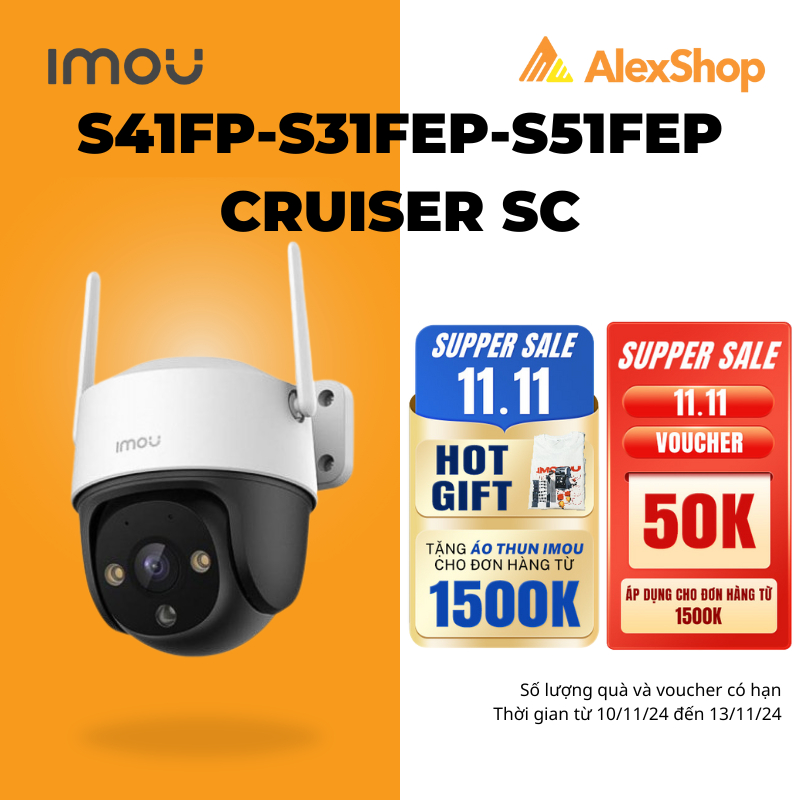 [2024] Camera Imou CRUISER SC/ S51/ S41/ S21 / S31 5M 4M 3M 2M Ngoài ...