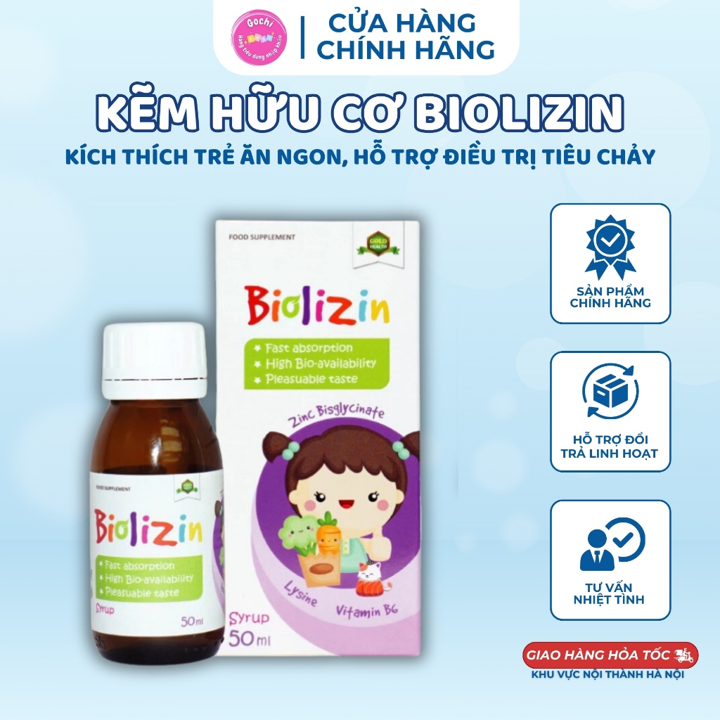 Kẽm Hữu Cơ Biolizin Aplicaps By Clover Hỗ Trợ Bé Ăn Ngon, Tiêu Hóa Tốt ...