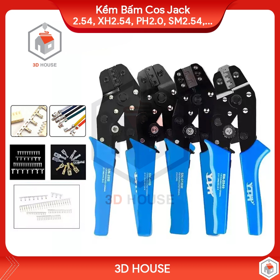 Kềm Bấm Cos SN-01BM SN-28BM SN-2549 SN-58B (Dupont2.54, XH2.54, PH2.0, SM2.54, 5556, 5557, VH3 ...