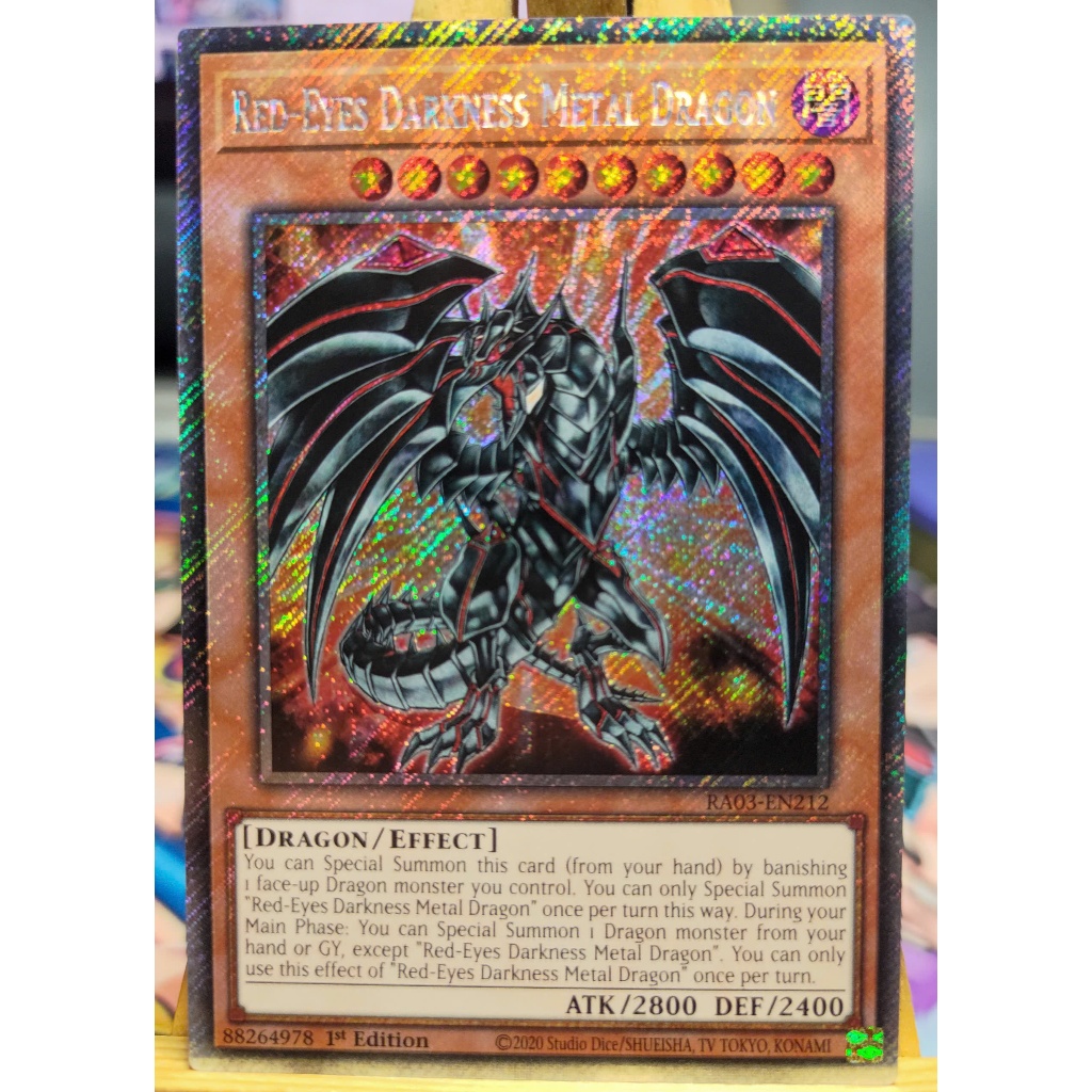 [KW2 Yugioh] [EN-UK] [Nice Art] Thẻ bài Red-Eyes Darkness Metal Dragon - RA03-EN212 - Platinum ...