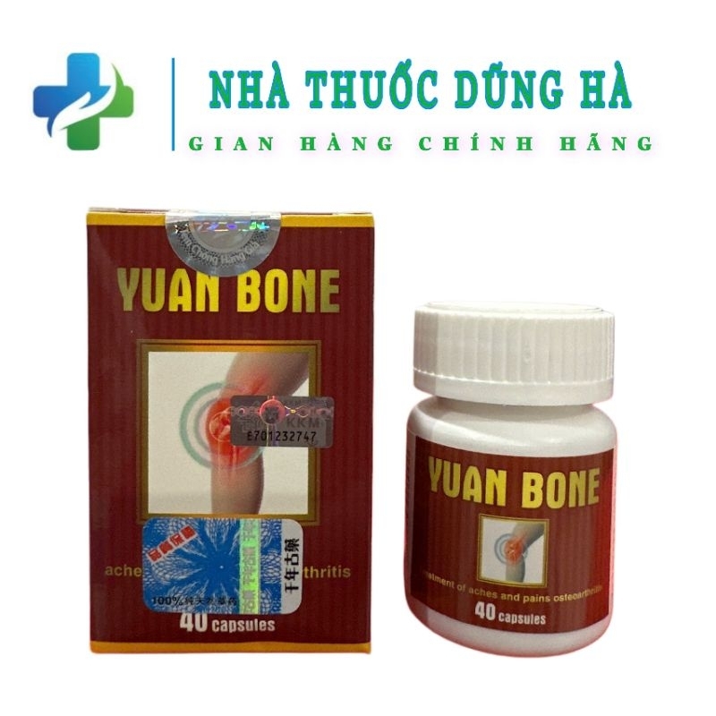 Xương khớp YUAN BONE chai 40 viên | Shopee Việt Nam