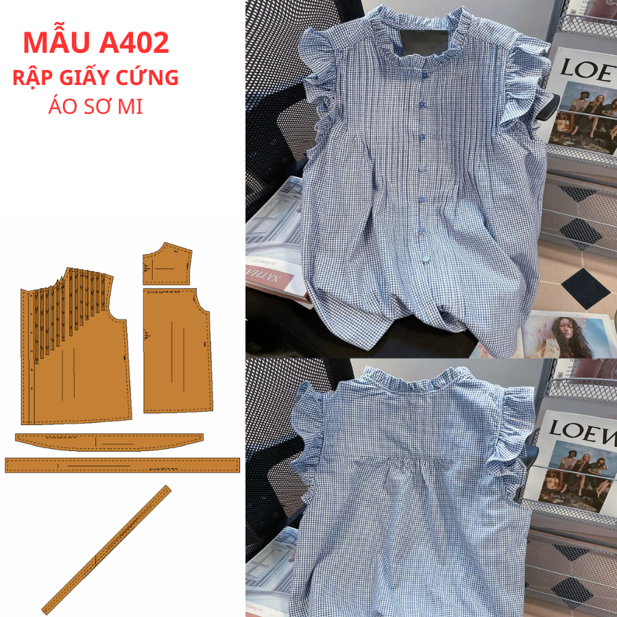 RẬP GIẤY CỨNG CẮT SẴN ÁO SƠ MI-MÃ A402 | Shopee Việt Nam