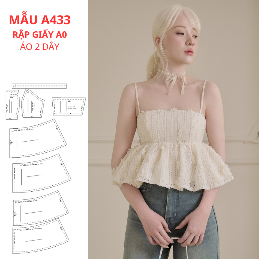 RẬP GIẤY A0 ÁO 2 DÂY-A433 | Shopee Việt Nam