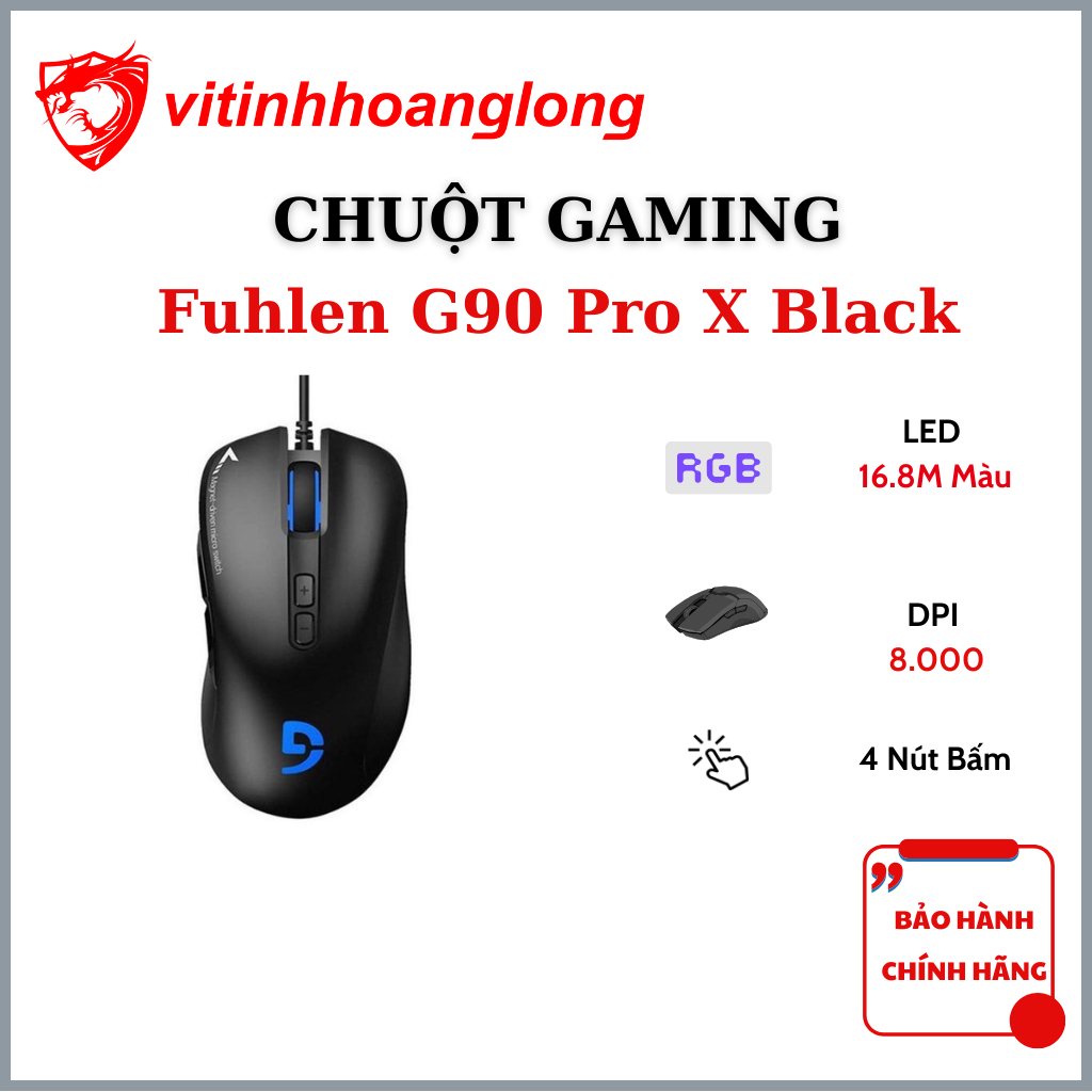Kit 10 Chuột Gaming Fuhlen G90 Pro X Black | Shopee Việt Nam