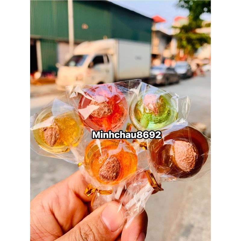 Kẹo mút ô mai xí muội tuổi thơ, kẹo mút cứng nhân ô mai xí muội - 1 cây ...