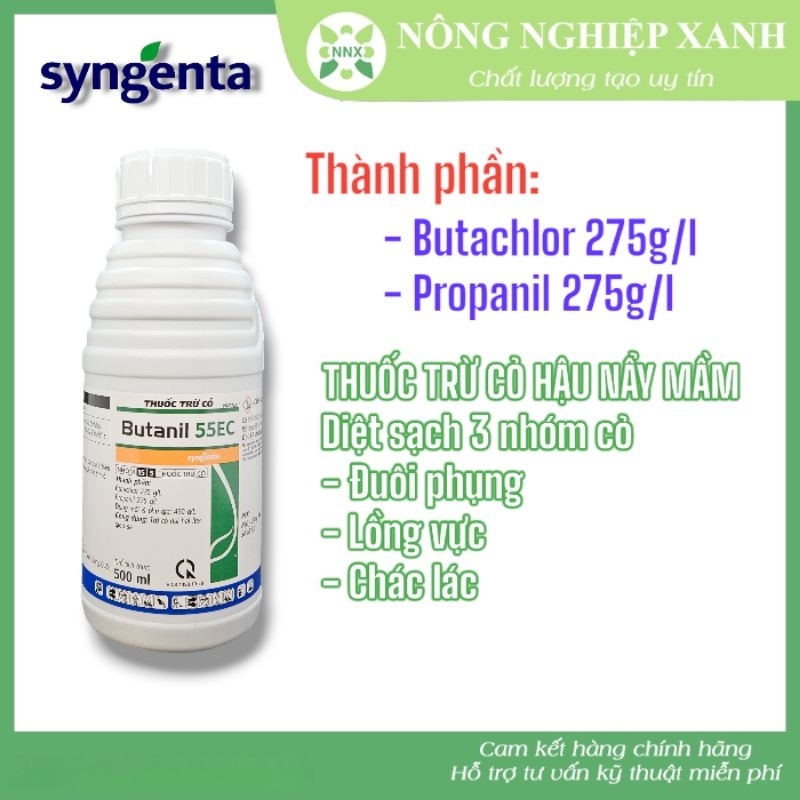 BUTANIL 55EC chai 500ml - Thuốc hậu nảy mầm trên lúa | Shopee Việt Nam