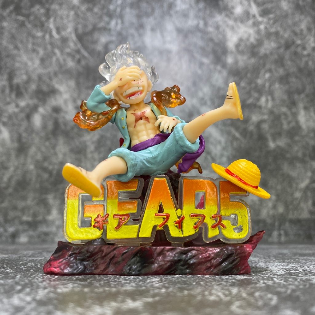 Mô Hình One Piece - Luffy Gear 5 Chibi ( 12cm ) | Shopee Việt Nam