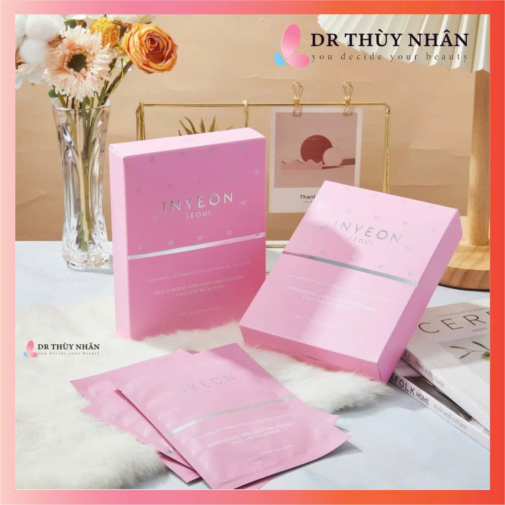 MẶT NẠ SÁNG DA PHỤC HỒI MẶT VÀ CỔ INYEON SEOUL | Shopee Việt Nam