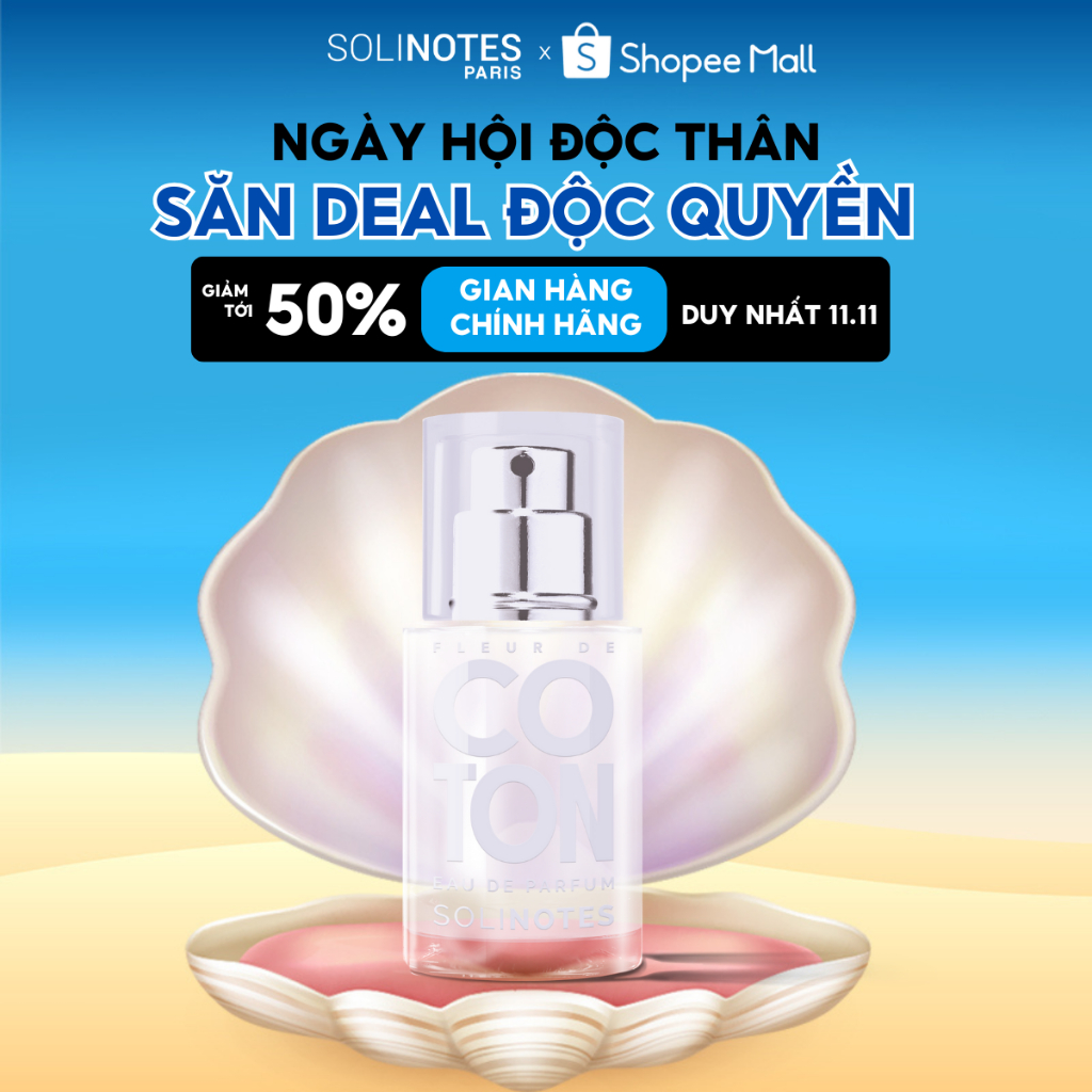 Nước Hoa Nữ Solinotes Cotton Hoa Bông Gòn - Phong Cách Tươi mát, Quyến ...
