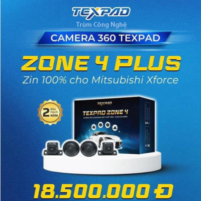 Camera 360 TexPad Zone 4 Plus cho xe Mitsubishi Xforce | Shopee Việt Nam