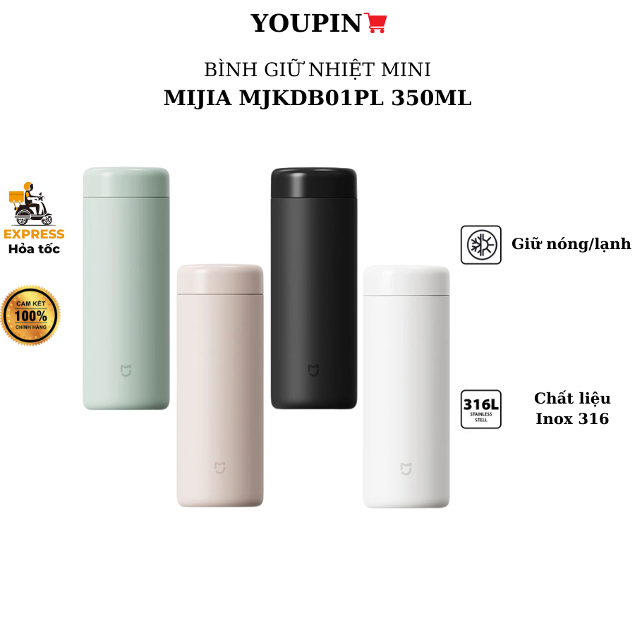 Bình giữ nhiệt Mijia MJKDB01PL dung tích 350ml Inox 316 giữ nhiệt đến 6 giờ | Shopee Việt Nam