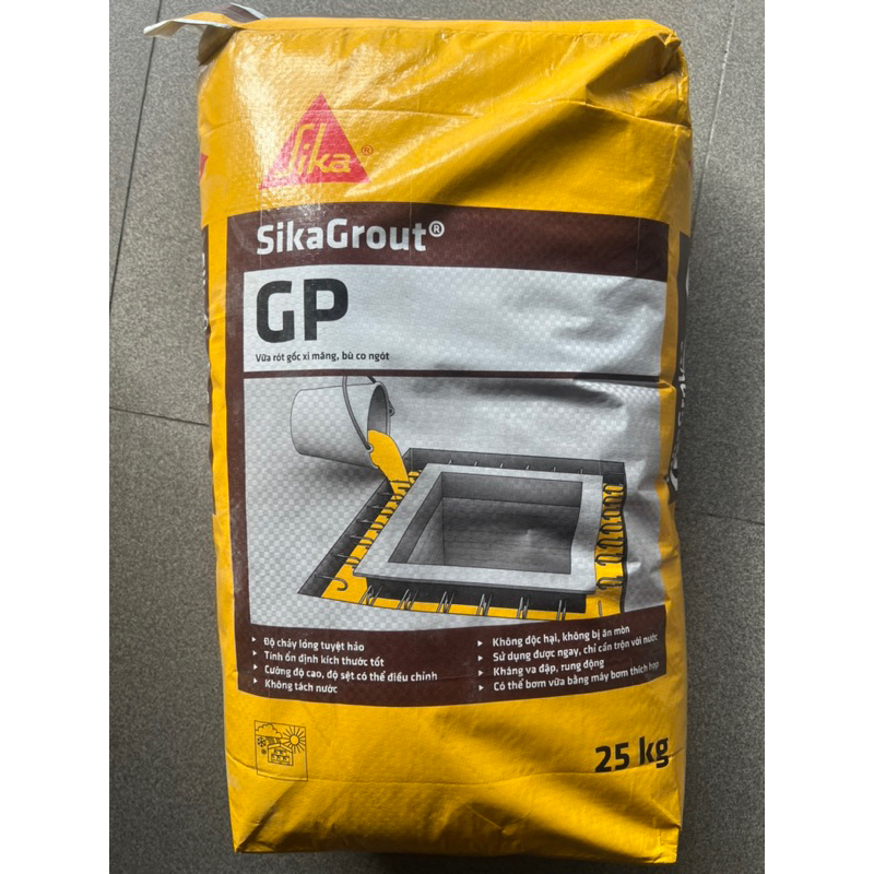 Vữa không co ngót Sika Grout Gp Bao 25Kg | Shopee Việt Nam