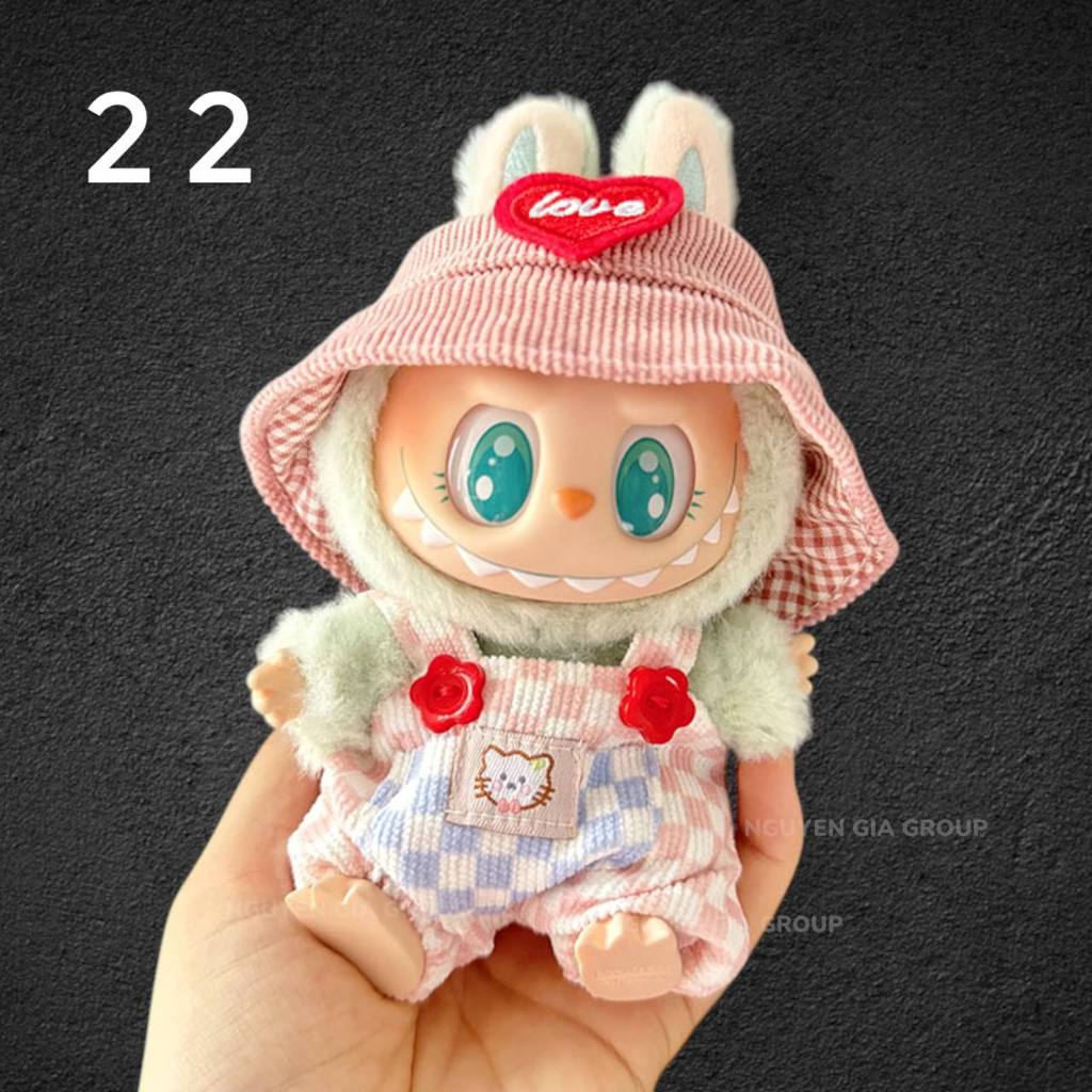 Quần áo cho labubu have a seat, labubu v2, labubu vol 2, labubu verson ...