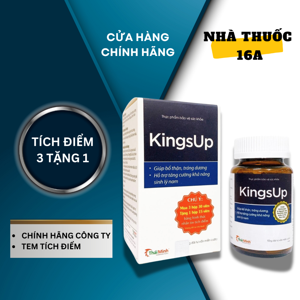 KINGSUP TÍCH ĐIỂM 3 TẶNG 1 [CHE TÊN SP] - DƯỢC PHẨM THÁI MINH - KING UP ...