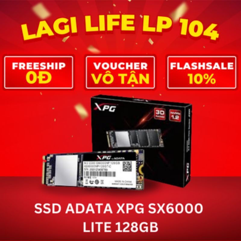 SSD ADATA XPG SX6000 LITE 128GB M2 NVMe 2280 hàng chính hãng bảo hành ...