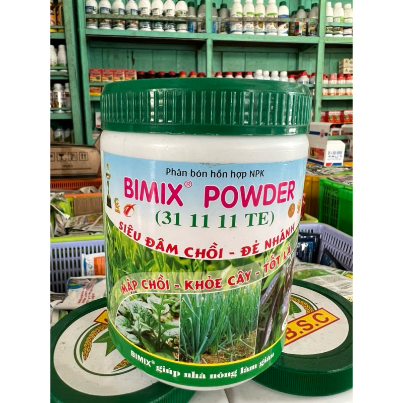 BIMIX POWDER 31-11-11 TE [ hộp 500 gram ] siêu đâm chồi- đẻ nhánh- mập ...