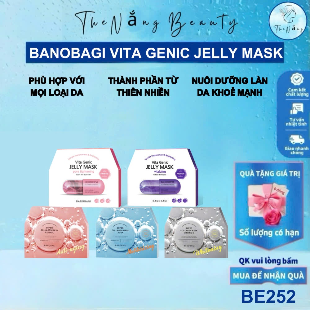 Mặt nạ BANOBAGI Super Collagen BE252 Cấp Ẩm Dưỡng Sáng Da TheNang ...