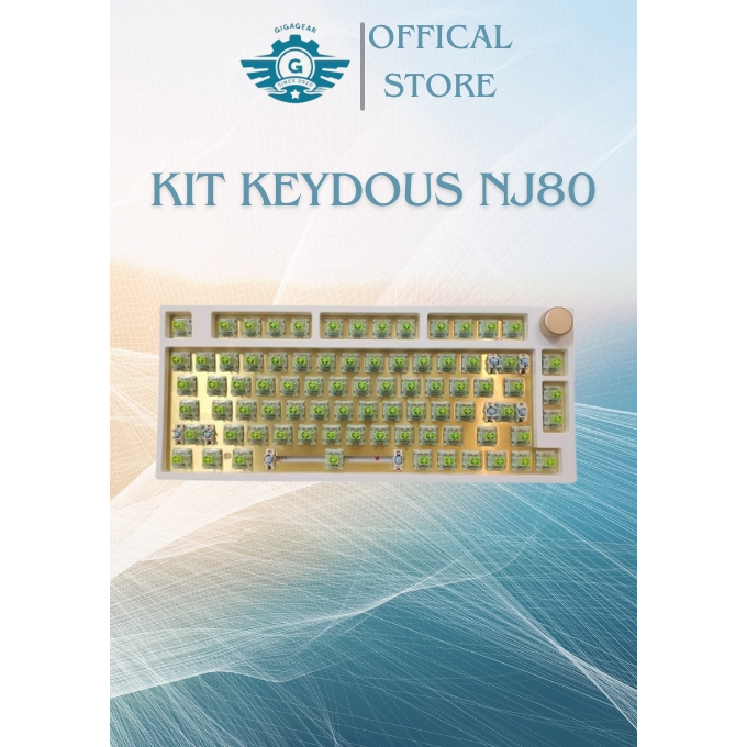 KIT Bàn Phím Cơ Keydous NJ81 - Mạch Xuôi, Hotswap, Led RGB, Bluetooth 5 ...