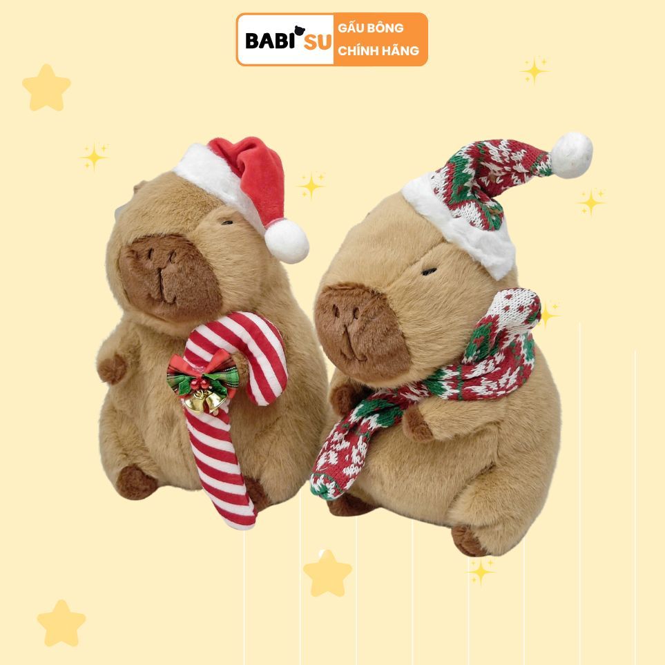 Capybara Giáng Sinh Noel, Gấu Noel Capybara Dễ Thương Quà Tặng Noel Cho ...