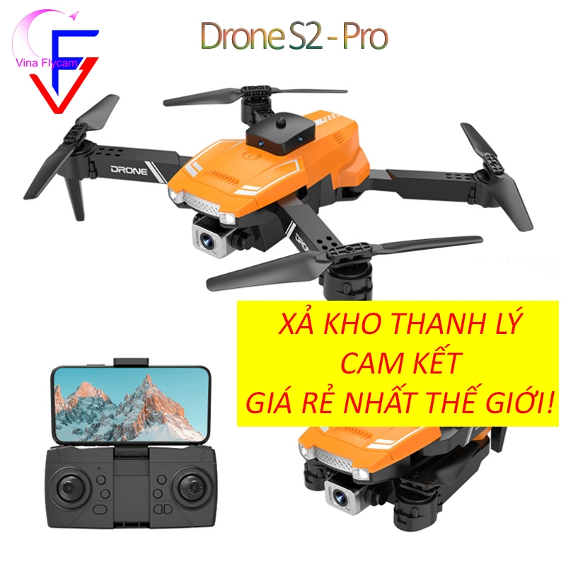 Flycam S2-Pro, Cảm biến vật cản đa hướng, Camera 4K, Kết nối wifi với ...