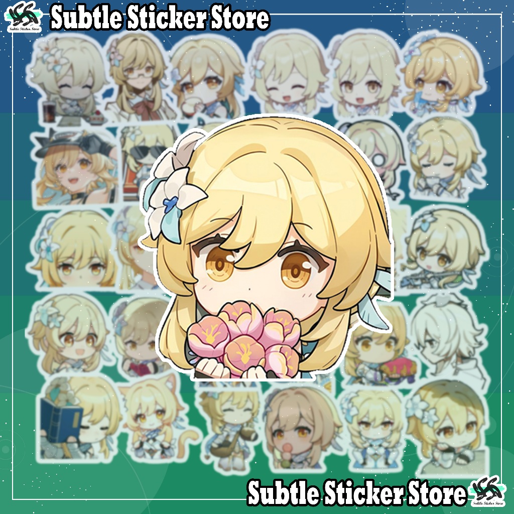 [Genshin Impact] - Set 10/15/20/25/30 Sticker Lumine - Nhà lữ hành game ...
