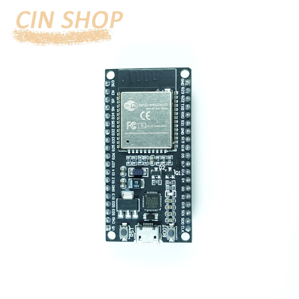 Bảng Mạch Phát Triển ESP32 38PINS MICRO USB CP2102 WiFi + Bluetooth Lõi Kép ESP32-DevKitC-32 ESP ...