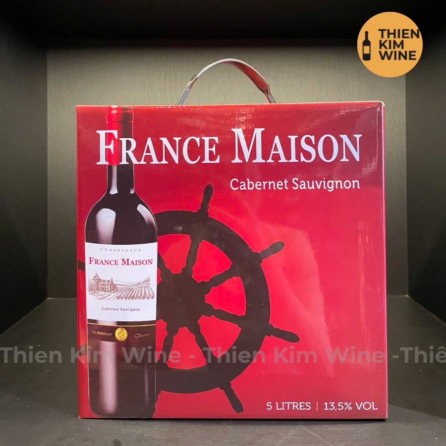 [Chính Hãng] - (Vang Bịch) Rượu Vang Đỏ Pháp France Maison Cabernet ...