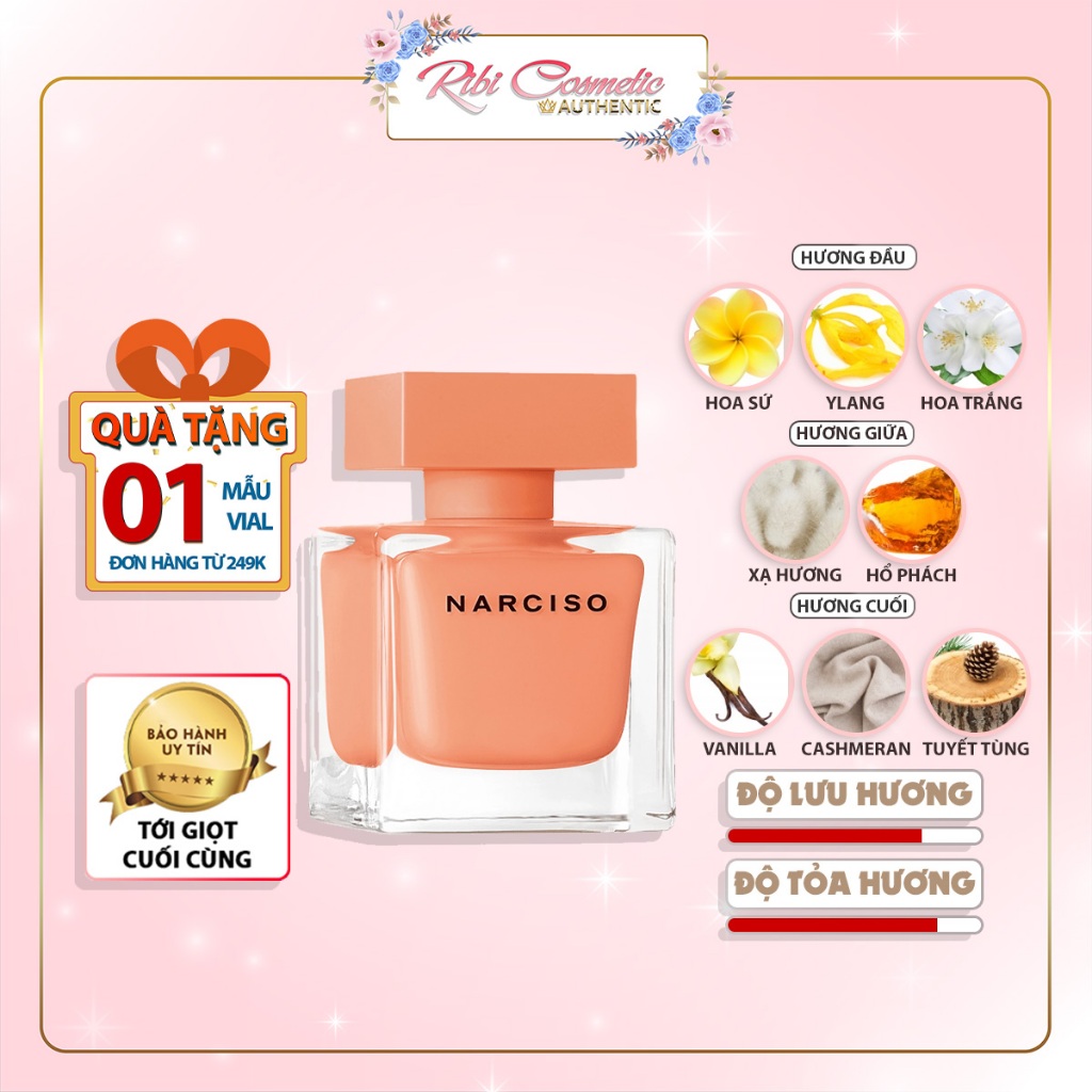 Narciso Ambree | Nước Hoa Nữ (2.510ml) | Ngọt Ngào Nữ Tính Nhẹ Nhàng ...