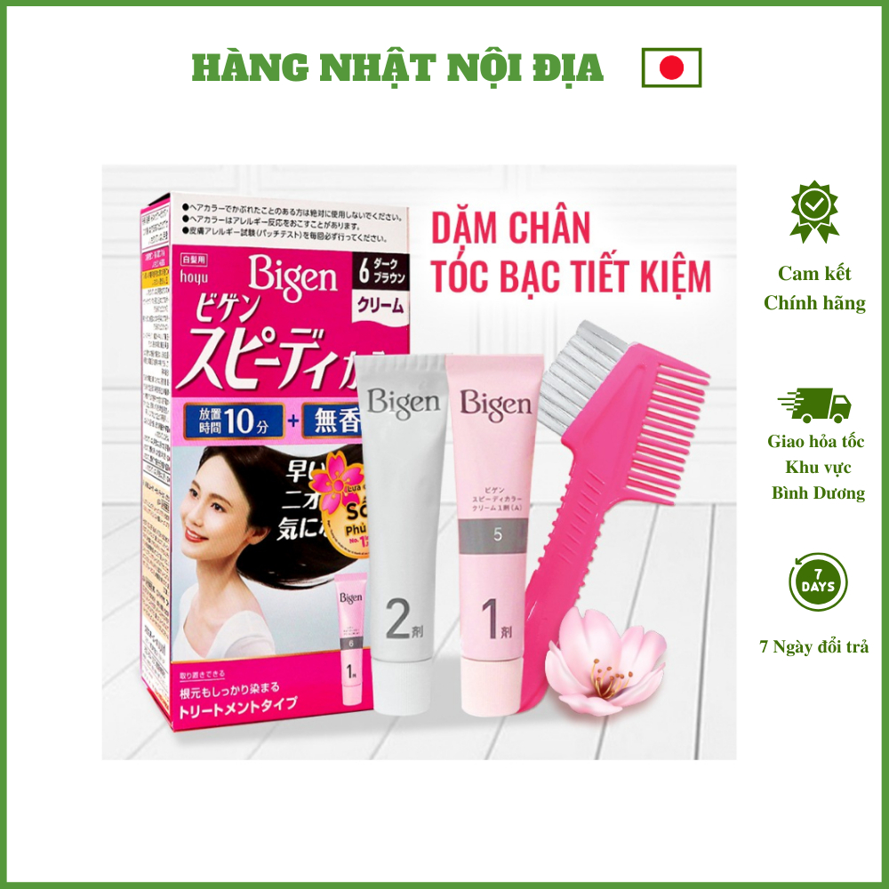 Nhuộm tóc Phủ bạc Bigen Speedy Color Cream Nhật Bản | Shopee Việt Nam