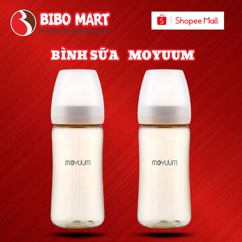 Bình sữa Moyuum PPSU cho bé 170ml - 270ml, Bình sữa trẻ em chịu nhiệt cao cấp - Monnie Kids ...