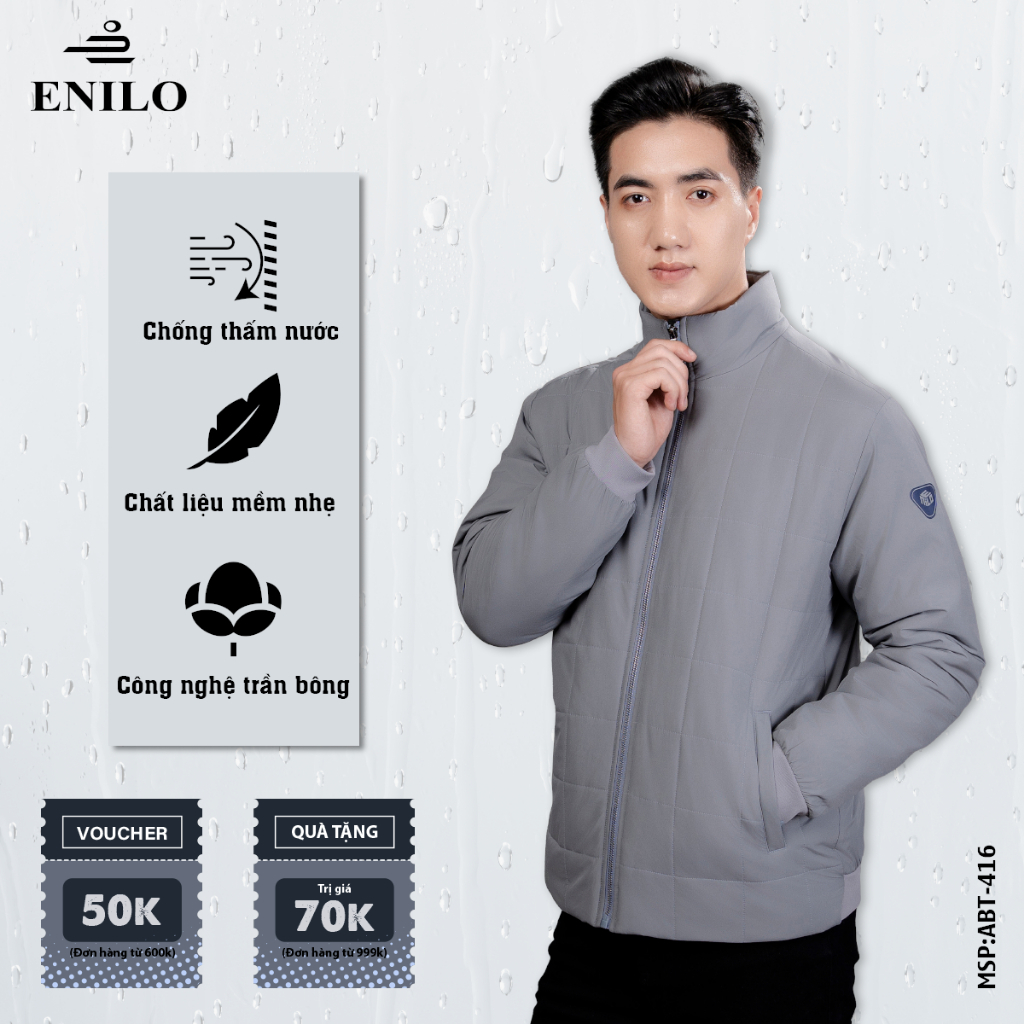 Áo Phao Bông ENILO OFFICAL áo trần bông siêu nhẹ cản gió giữ ấm tốt ...