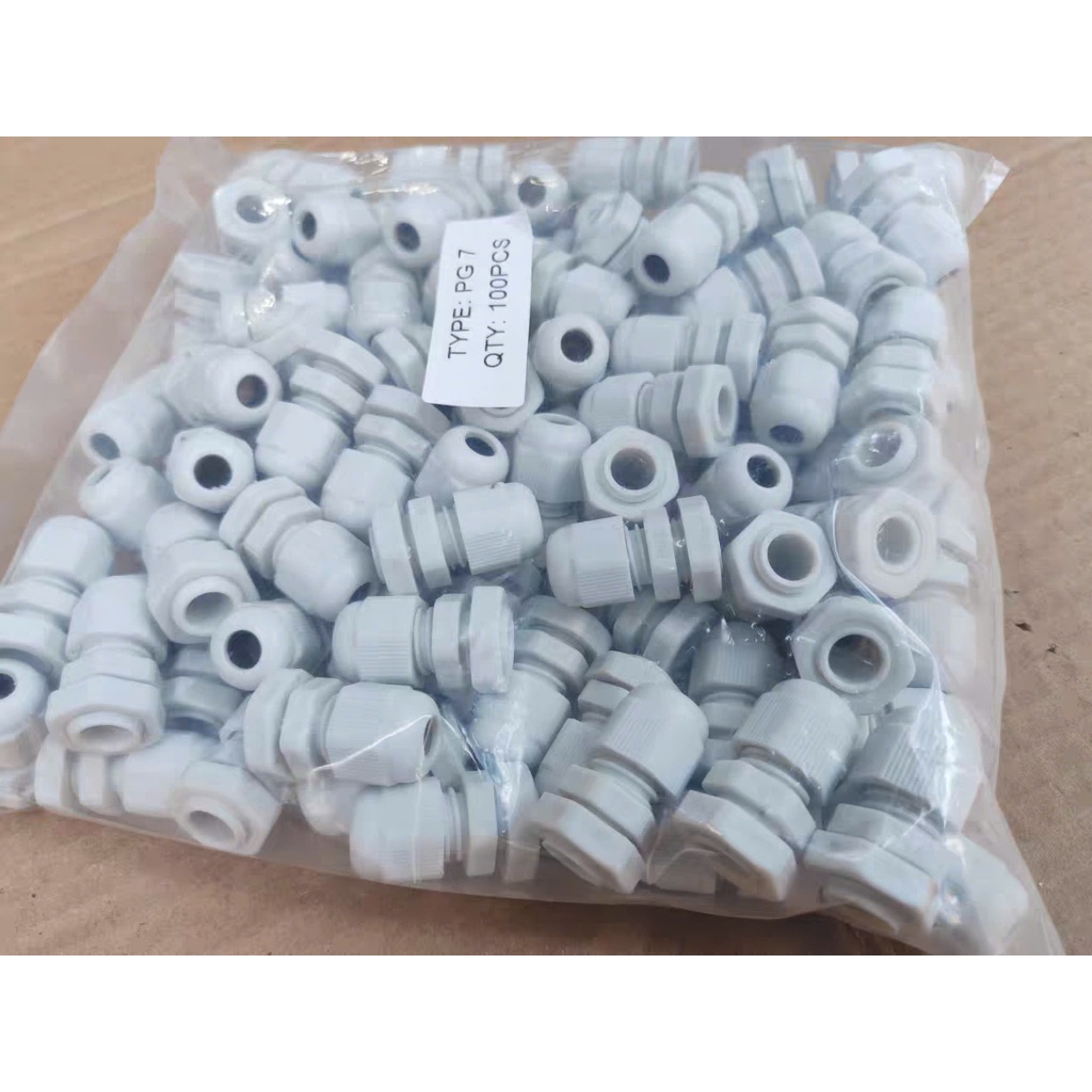 Combo 100 cái ốc siết cáp, cút siết cáp từ PG7, PG9, PG11, PG13.5, PG16 ...